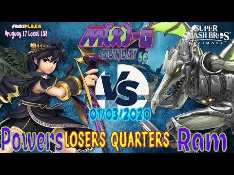 Powers (Dark Pit) vs Ram (Ridley) LOSERS QUARTERS MKSunday 66 - YouTube