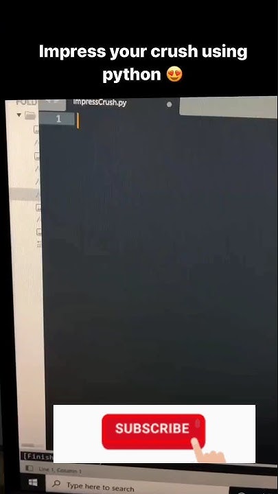 impress your crush using python 🥰 - YouTube