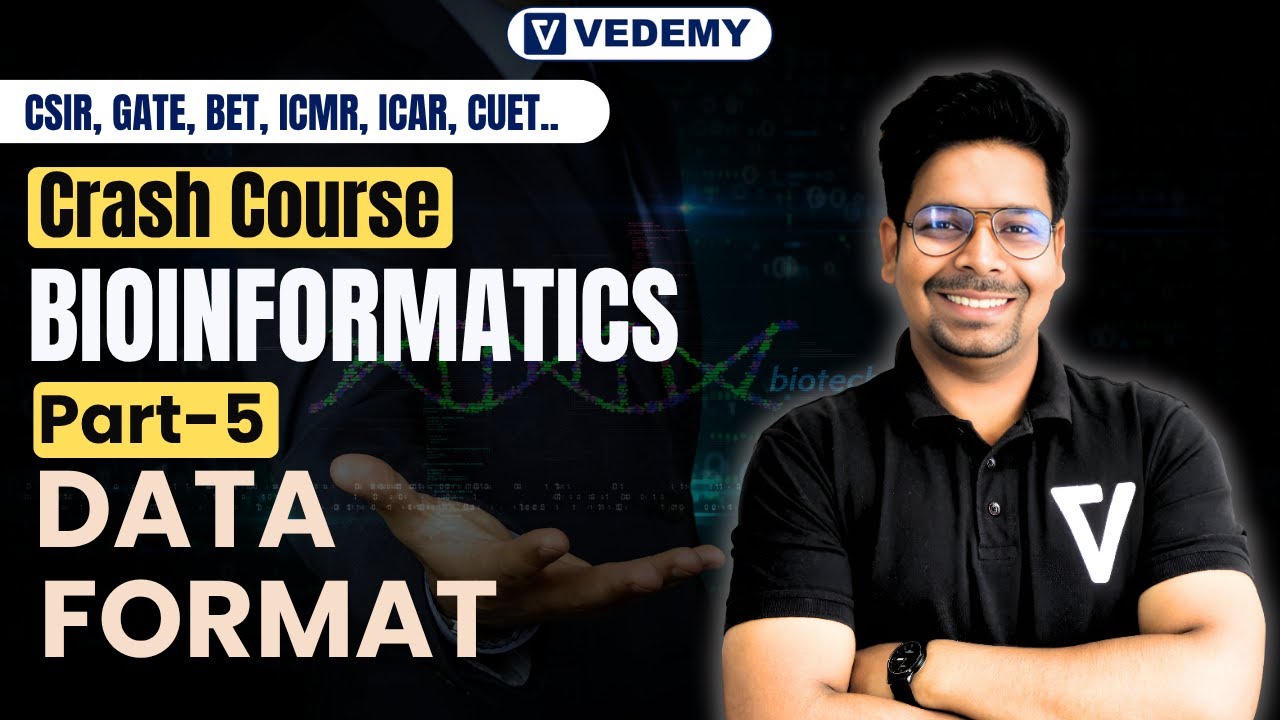 Data Format Part 5crash Course On Bioinformaticscsir Netgatedbticmr Youtube