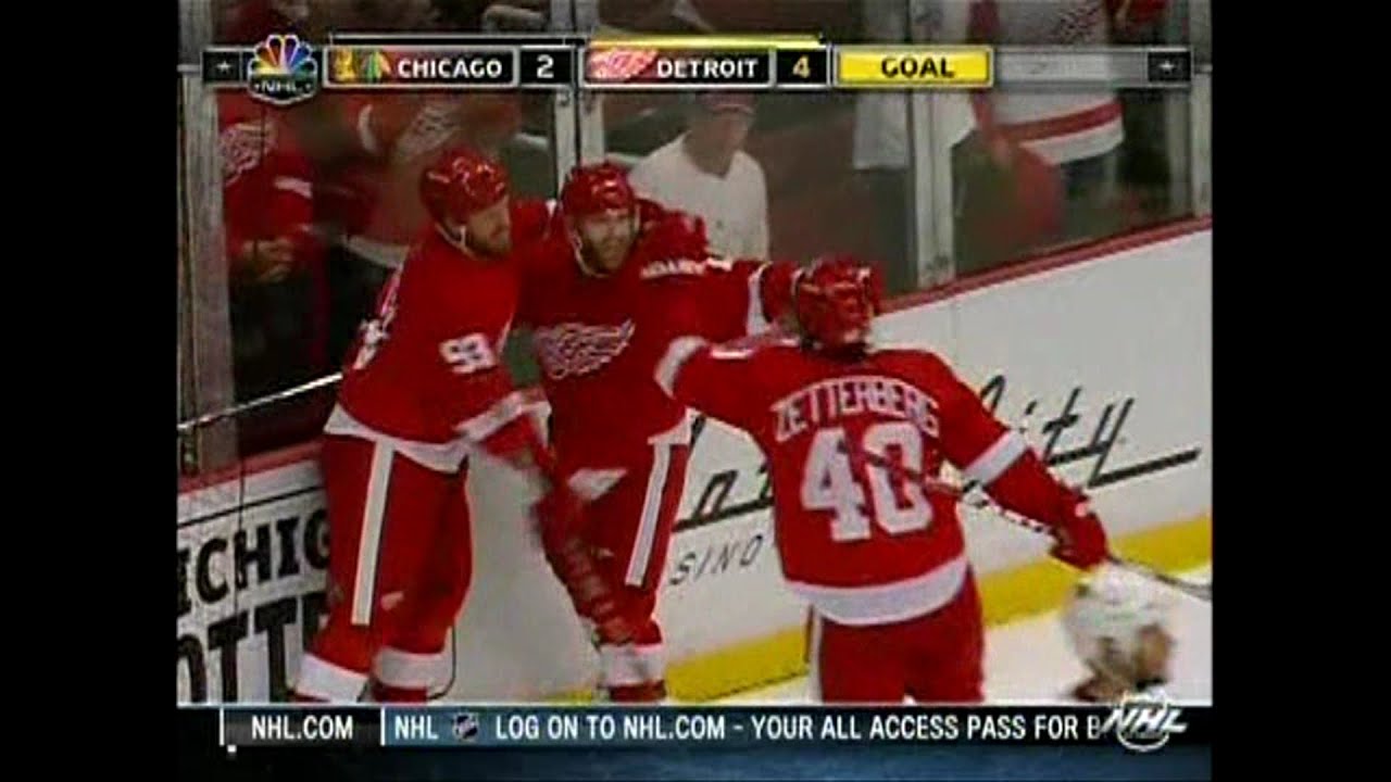 2009 Playoffs: Chi @ Det - Game 1 Highlights - YouTube