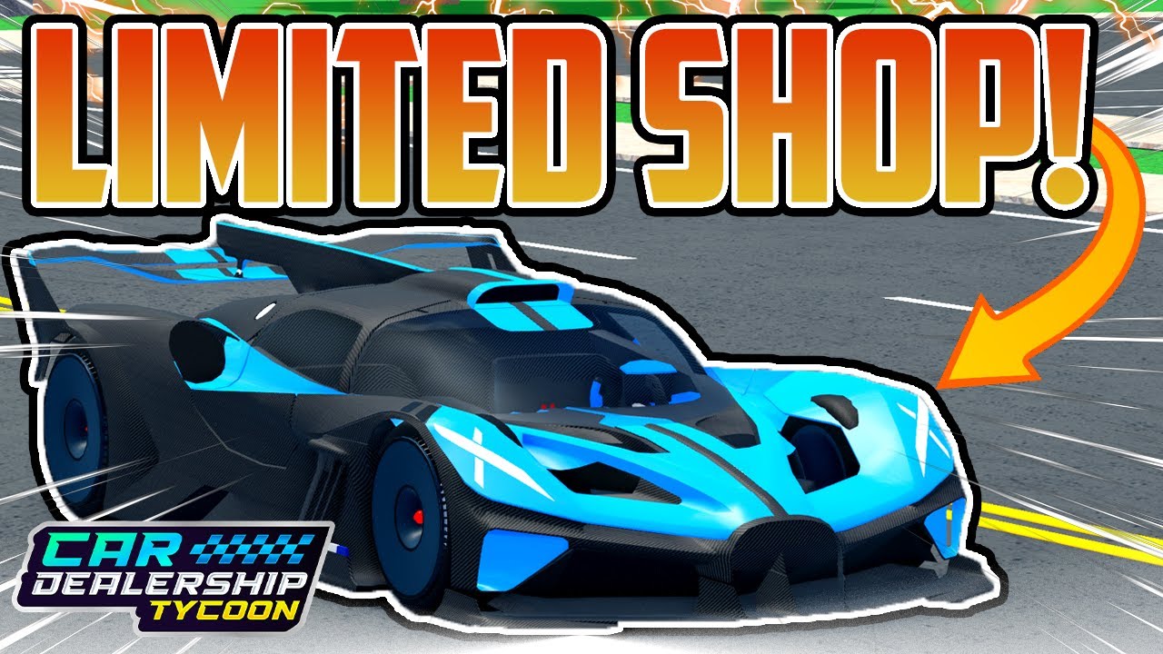 There is a LIMITED SHOP Coming To Car Dealership Tycoon!!?! (Everything ...