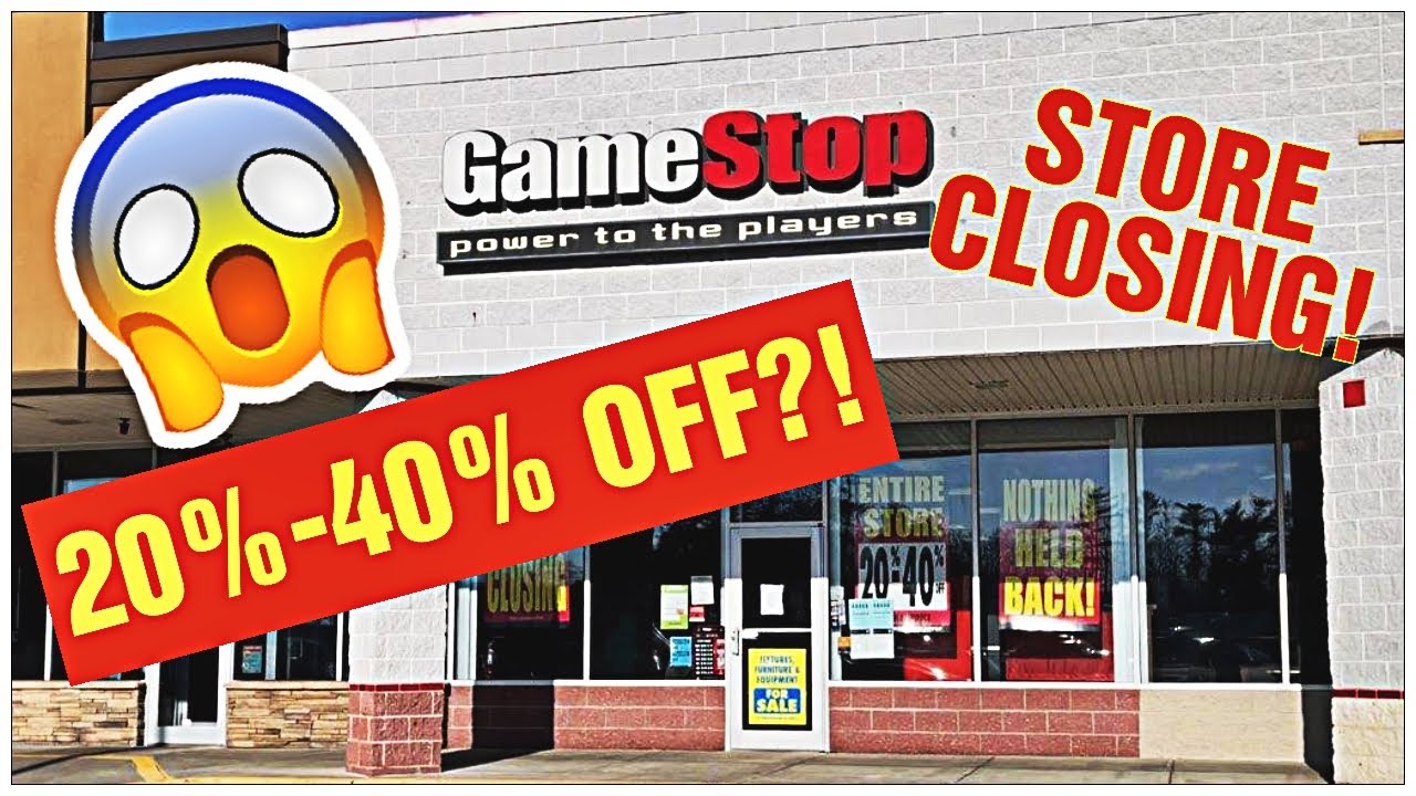 STORE CLOSING SALE AT GAMESTOP! IS IT WORTH 20-40% OFF? - YouTube