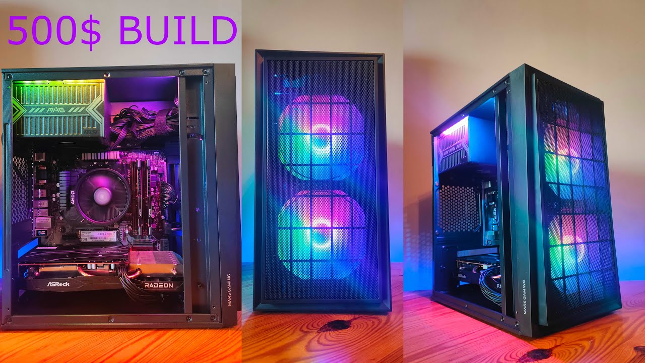 Small 500$ full PC build with overclock and benchmark - YouTube