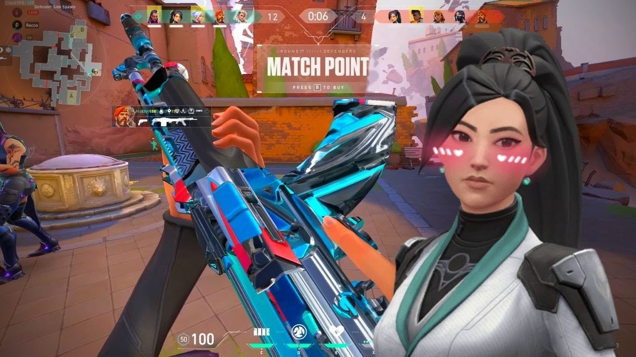 I played VALORANT with CUSTOM SKINS - YouTube