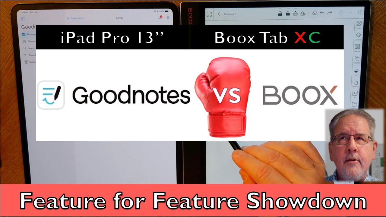 Boox Tab XC vs iPad Pro 13: Notes App Comparison - YouTube