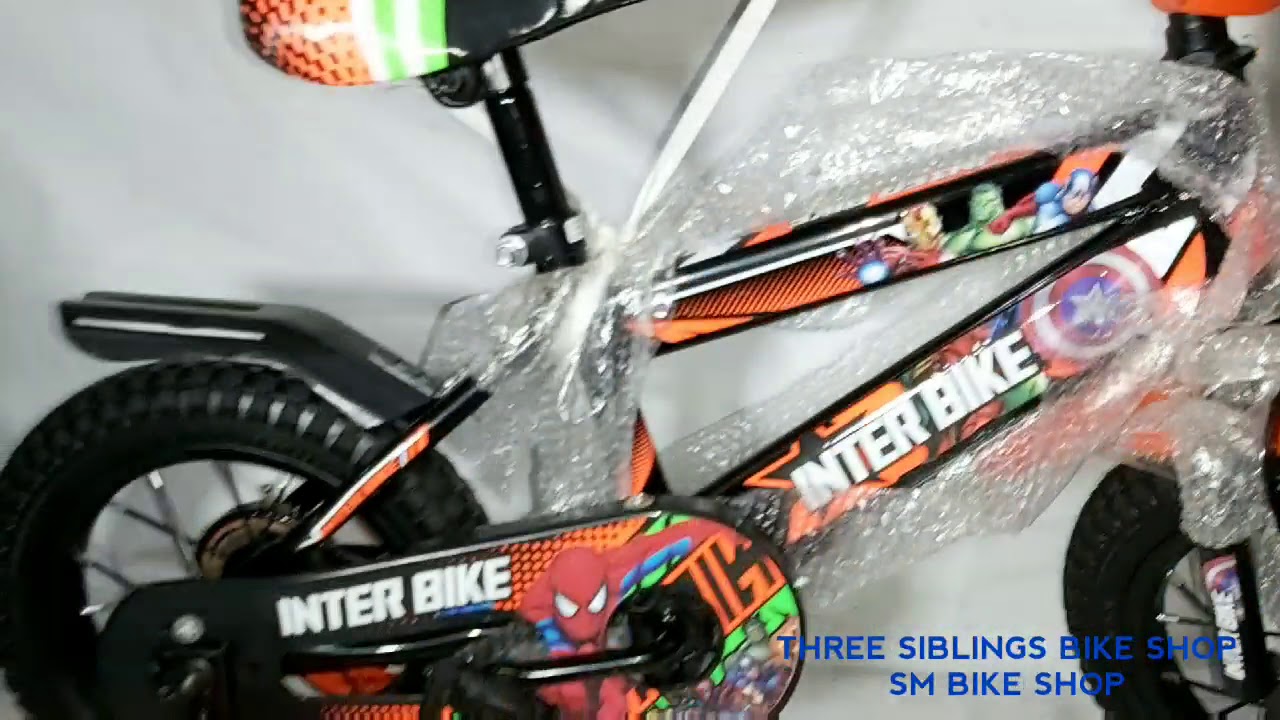 SEPEDA BMX INTERBIKE AVENGERS 12 INCH WARNA ORANGE !! - YouTube