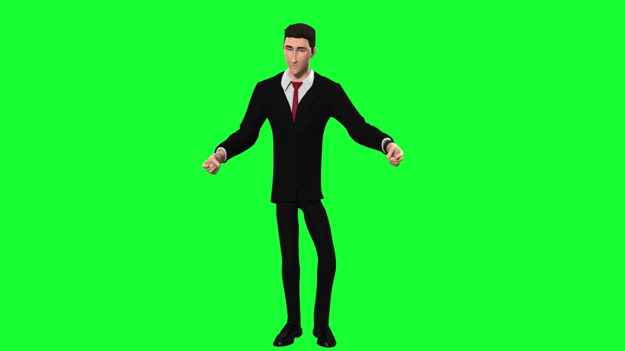 7. Pose Character 3D Oliver Green Screen FULL HD 1080p | FREE DOWNLOAD ...