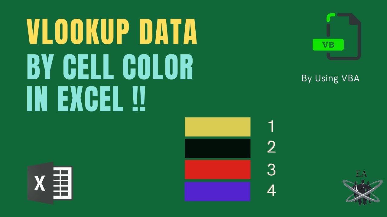 Vlookup By Cell Color In Excel Hindi Urdu YouTube Vlookup By Cell Color In Excel Hindi Urdu YouTube