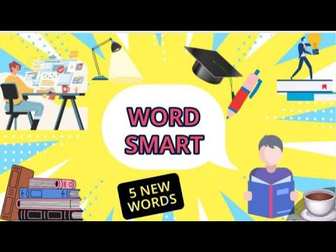 Learning 5 New Words from Word Smart - YouTube