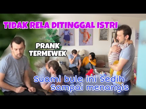 PRANK ‼️ IJIN PULANG KE INDONESIA  || SUAMI BULE SAMPAI MENANGIS 💯 #prank #suamibule #pulangkampung