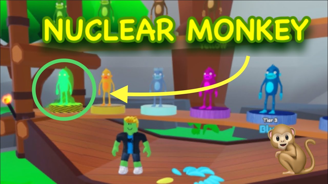 So I Unlocked the TIER 11 NUCLEAR MONKEY in Roblox Monkey Tycoon - YouTube