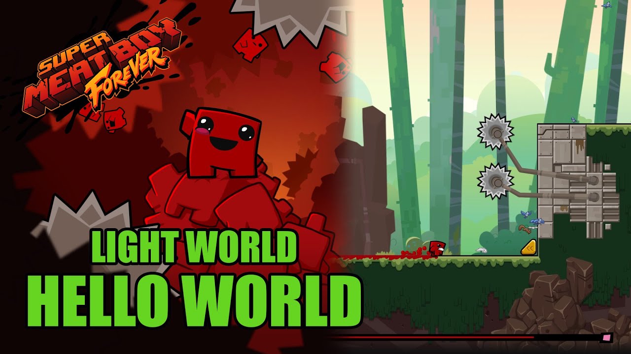 Super Meat Boy Forever - Hello World [Light World, S Rank] - YouTube
