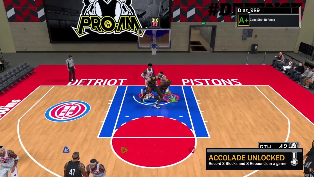 7'0 286lbs. Paint protector nasty block montage Nba 2k - YouTube