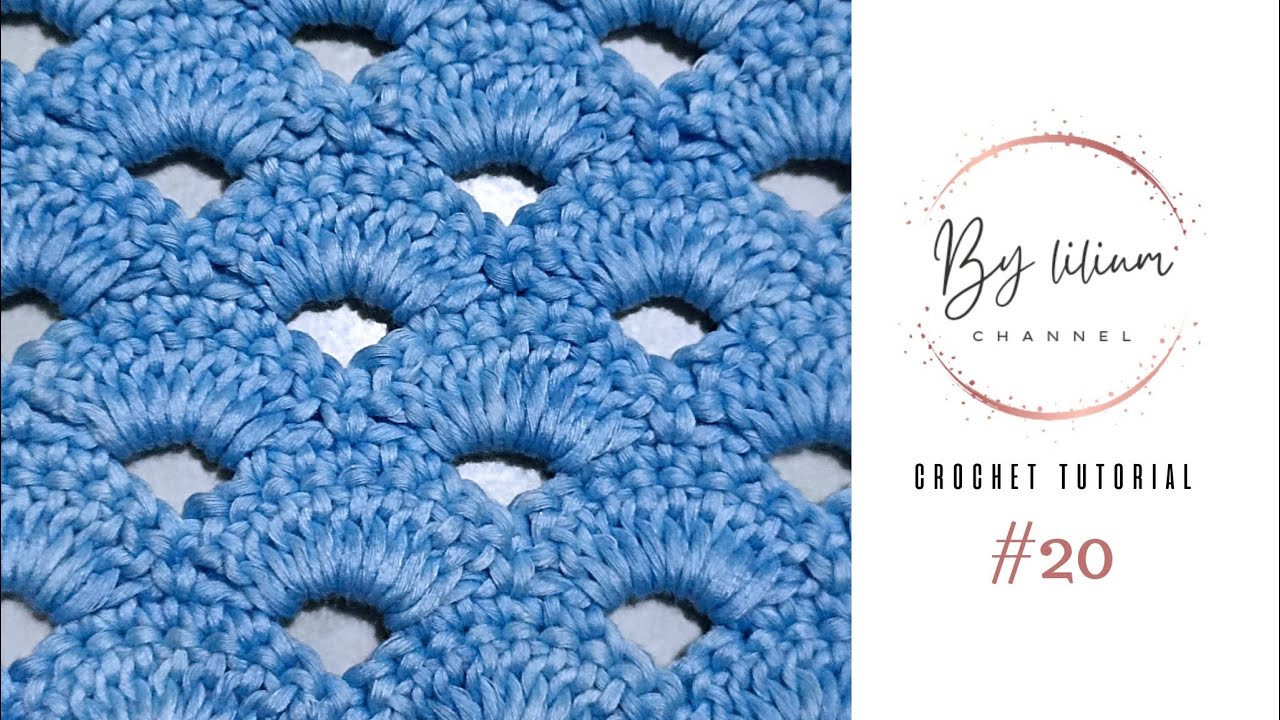 Crochet stitch tutorial #20 | How to crochet free pattern | Fast and ...