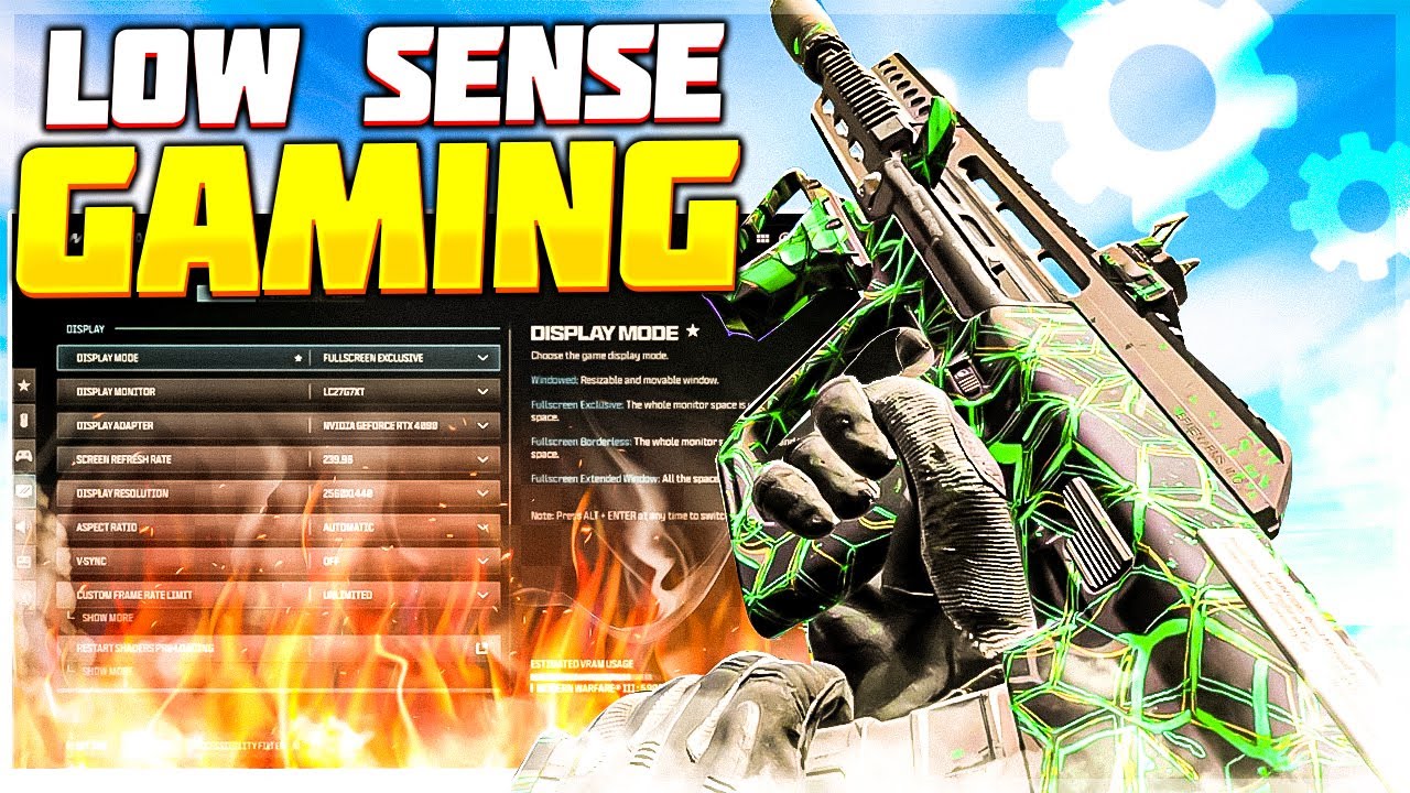 Low Sensitivity Camo Grinding MW3 - YouTube