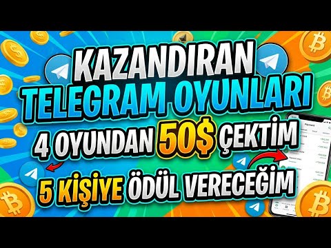 Telegram Oyunlarından Para Çektim | Telegram Bot Withdraw | Para Kazandıran Telegram Uygulamaları 