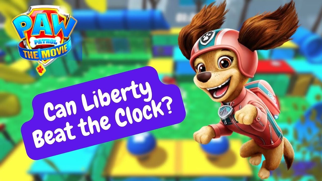 Liberty Takes on the Ultimate Paw Patrol the movie Obstacle Course ...