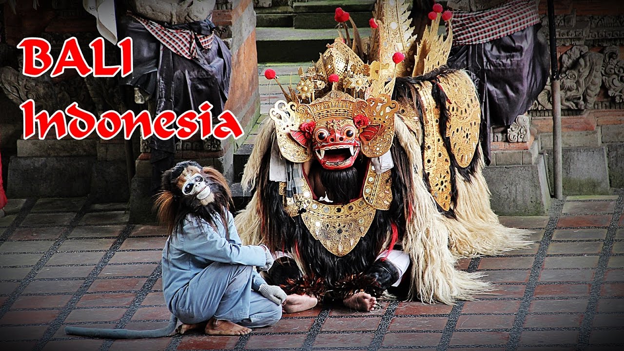 Barong Ket - 2017 Traditional Lion Dance in BALI Indonesia - YouTube