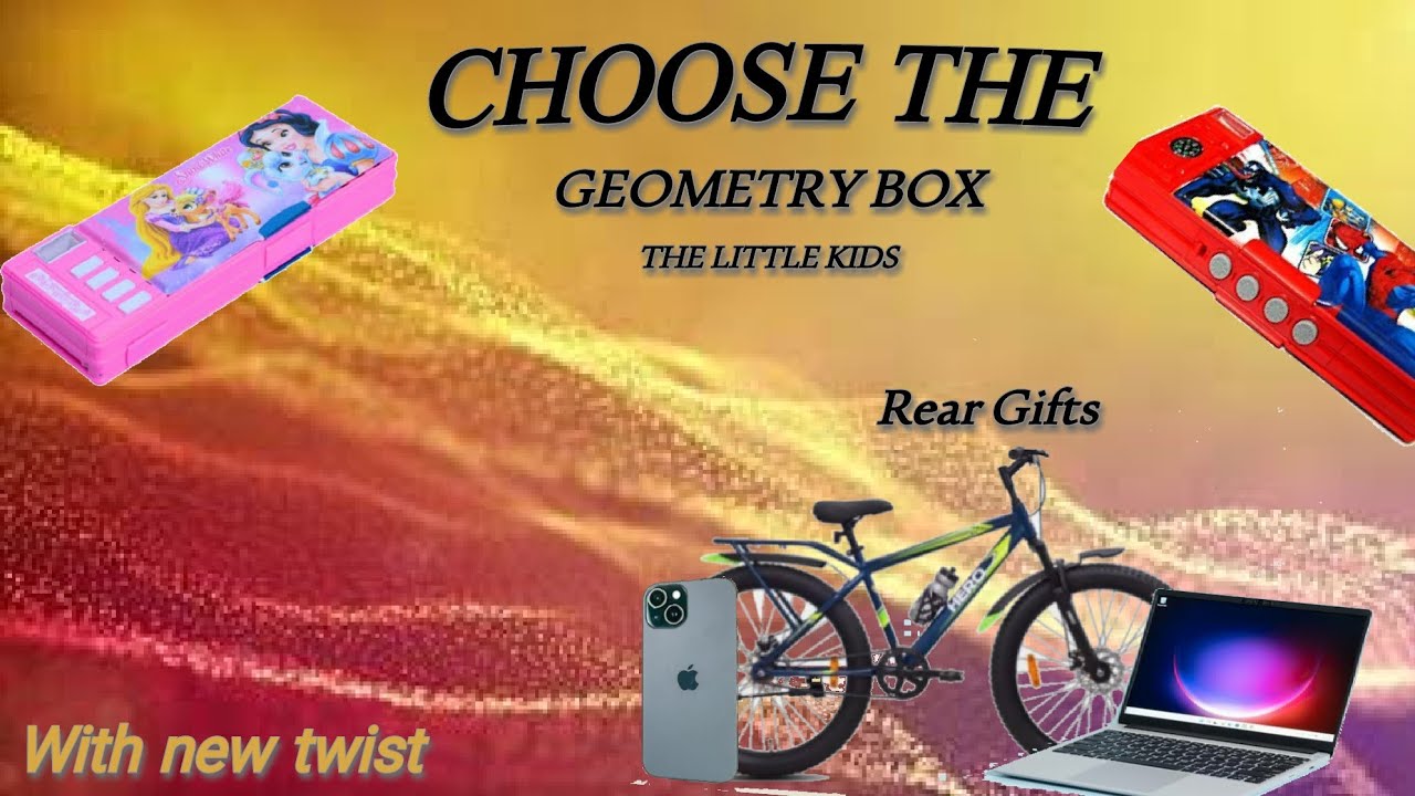 CHOOSE THE GEOMETRY BOX With new twist (THE-LITTLE-KIDS) BIG CHALLENGES ...