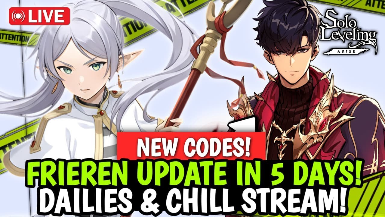 FRIEREN COLLAB COUNTDOWN! PREP GUIDE + CHILL W HUNTERISLIVE | Solo ...