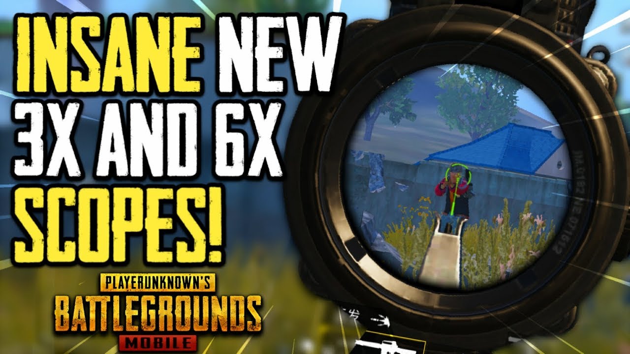 NEW SCOPES AND FRAGMENTED GRENADES PUBG MOBILE! PUBG Mobile 3X and 6X ...
