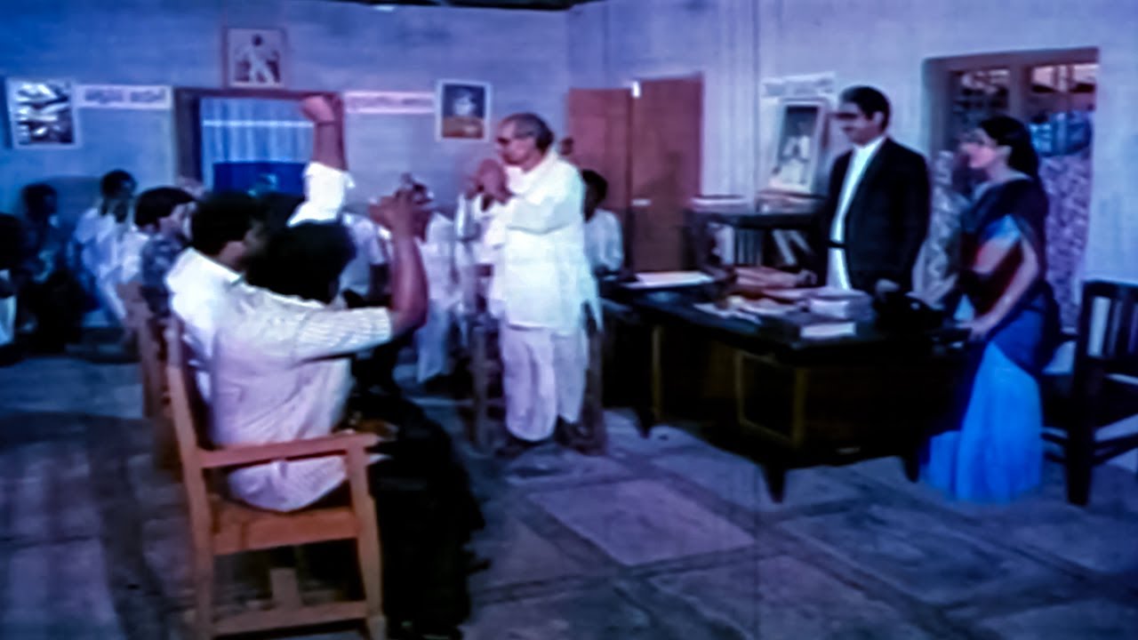 Suman, Vijayashanthi, Gollapudi Maruthi Rao Family Drama Full HD Part 7 ...