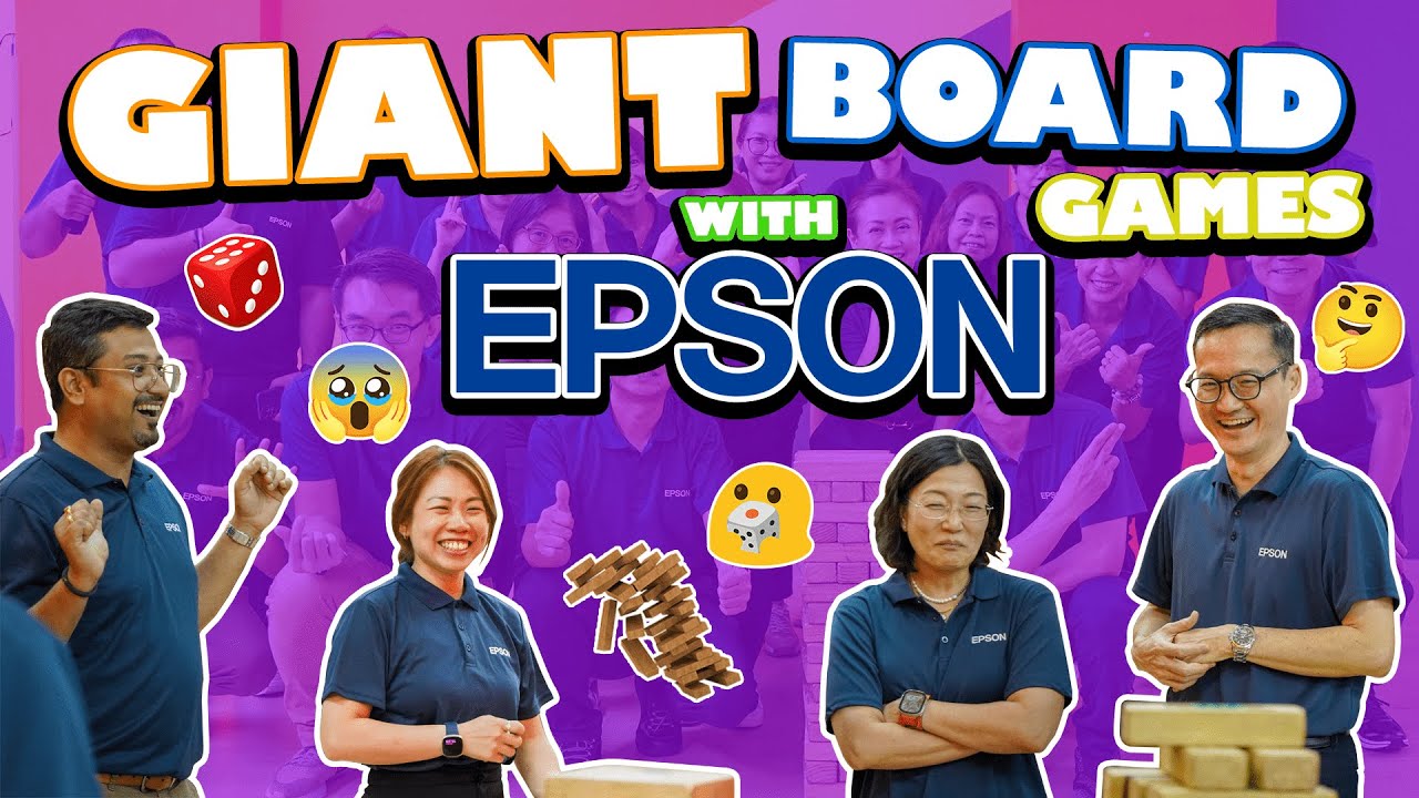Fun Giant Board Games with Epson Singapore | FunEmpire Stories - YouTube