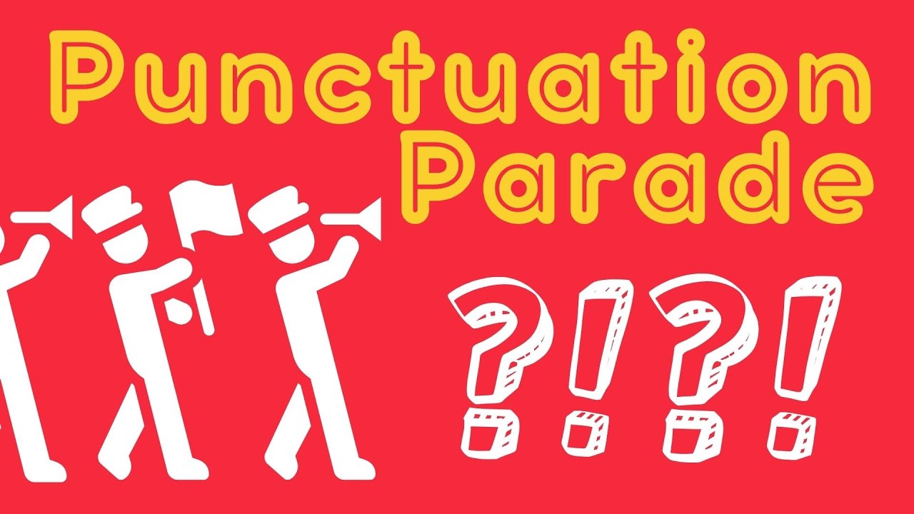 The Punctuation Parade | A Poem | Read with Me in English - YouTube