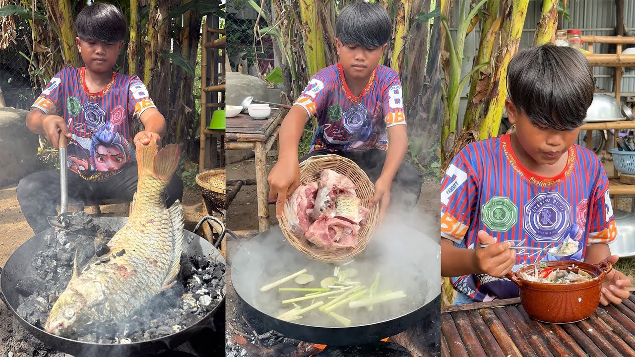Burn fish id delicious for cooking | Yummy burn fish recipe | Cook and ...
