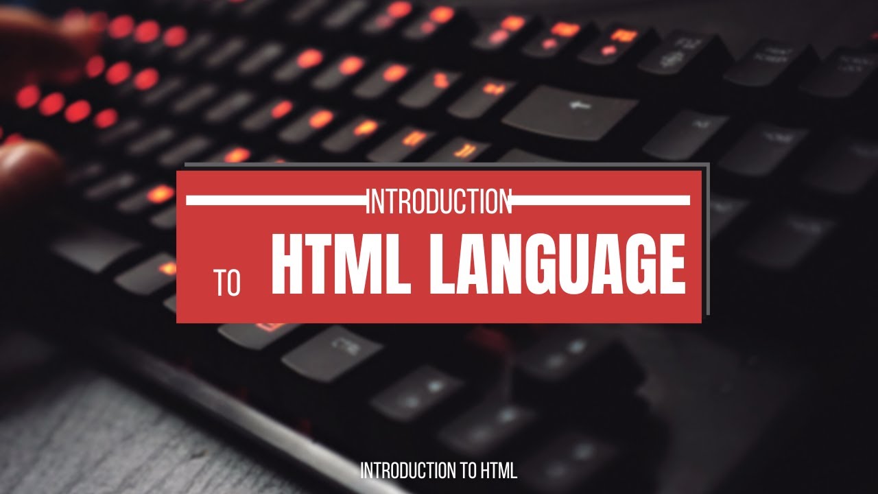 HTML Introduction – HTML Tutorial for Beginners | Learn HTML Basics – Start Creating Your ...