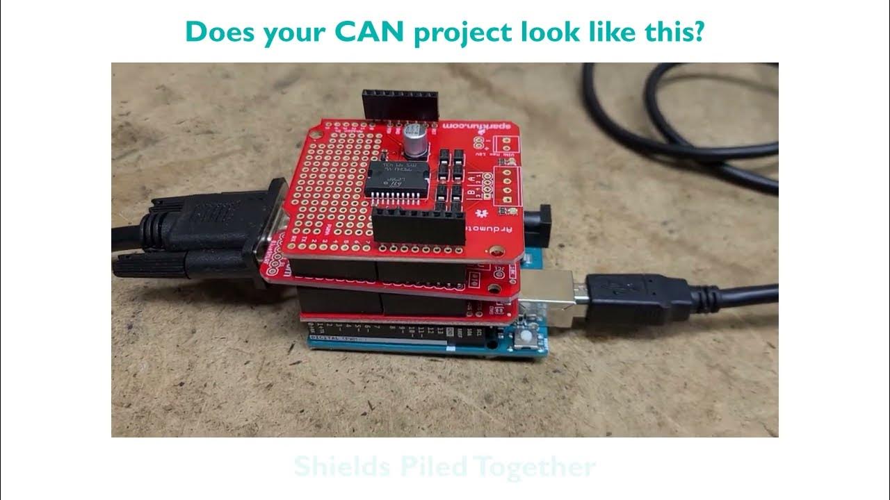CANFDuino - The best platform for open source, CAN-bus Arduino projects - YouTube