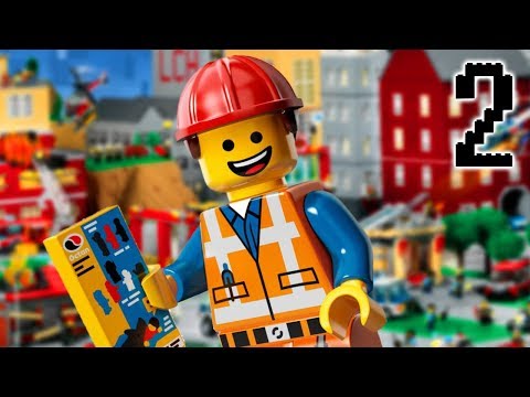 Building Bricksburg: Part 2: LEGO Town Center! - YouTube