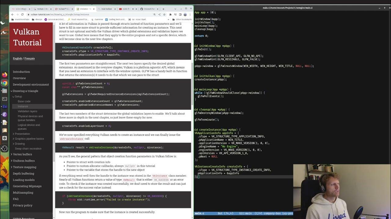 002 Create Vulkan Instance Youtube