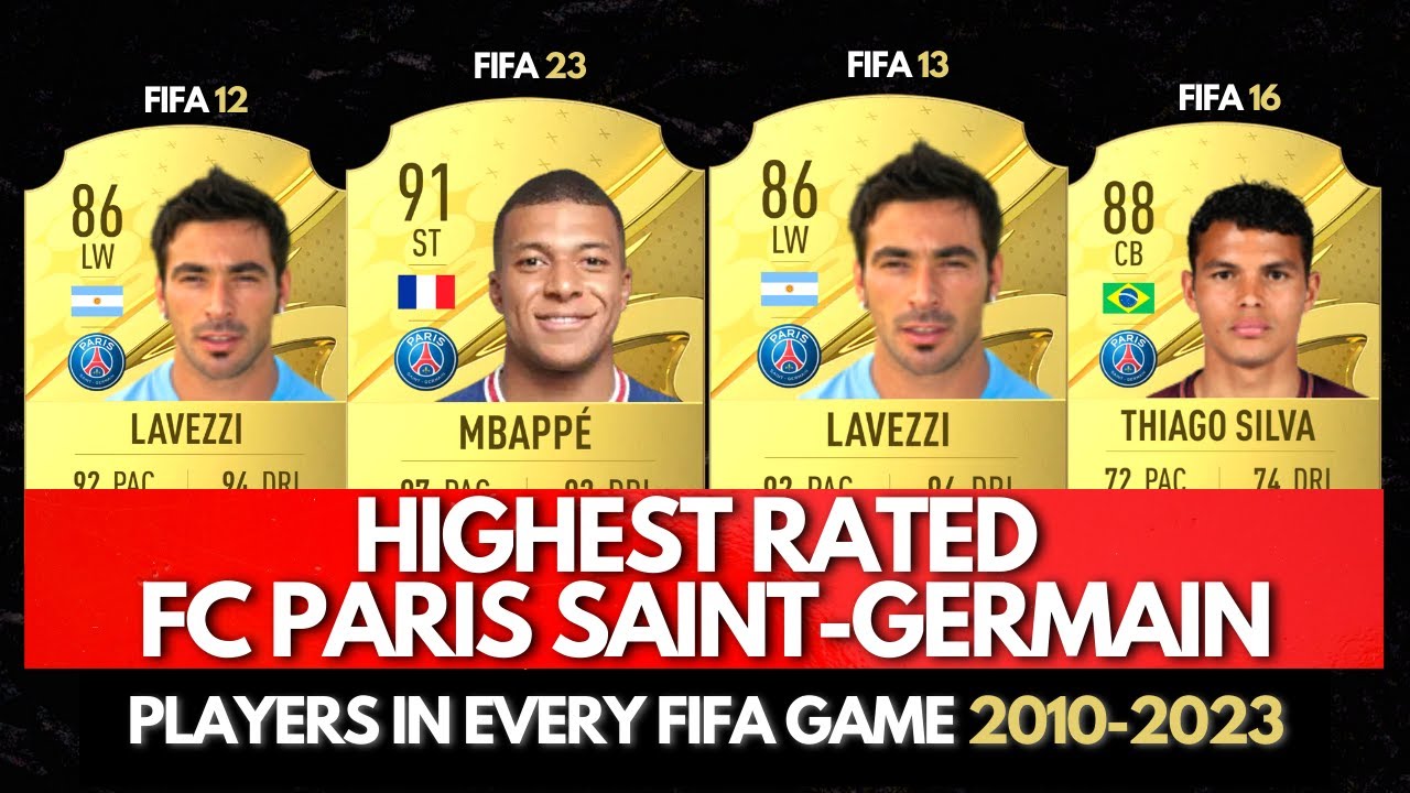 Top 5 FC Paris Saint-Germain (PSG) Players in EVERY FIFA GAMES! 🤯🔥 ...