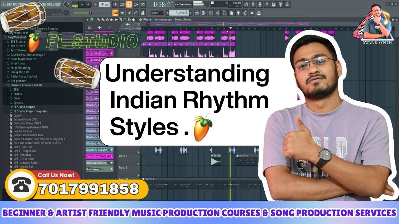 Tutorial Of Understanding Indian Rhythm Styles || Best Online Music ...