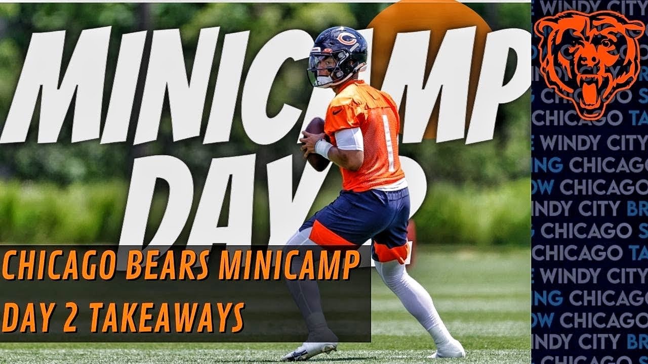 Chicago Bears Minicamp 2023 Day 2 BIGGEST Takeaways | Justin Fields To ...