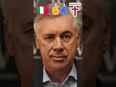 Carlo Ancelotti Before and Now 2024 #carloancelotti #football #player #italy #stiifgm