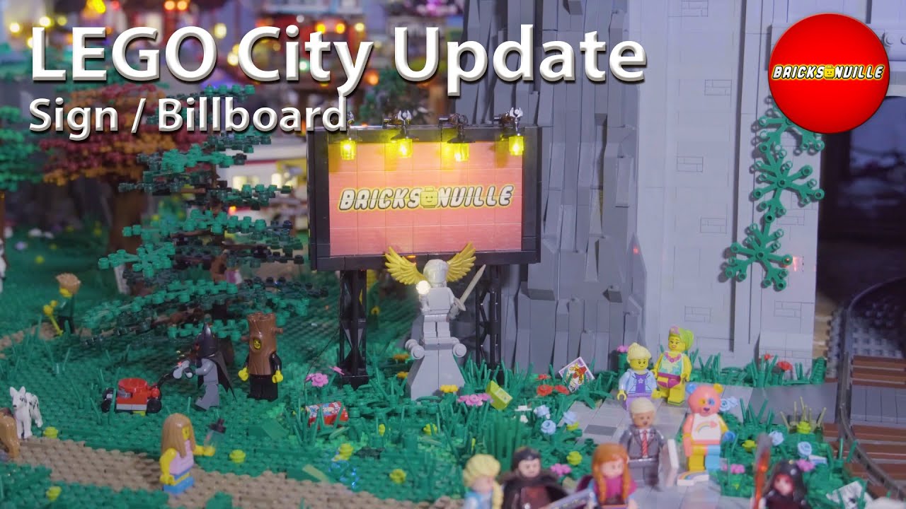 Lego City Update - New Billboard / City Sign for Bricksonville with ...
