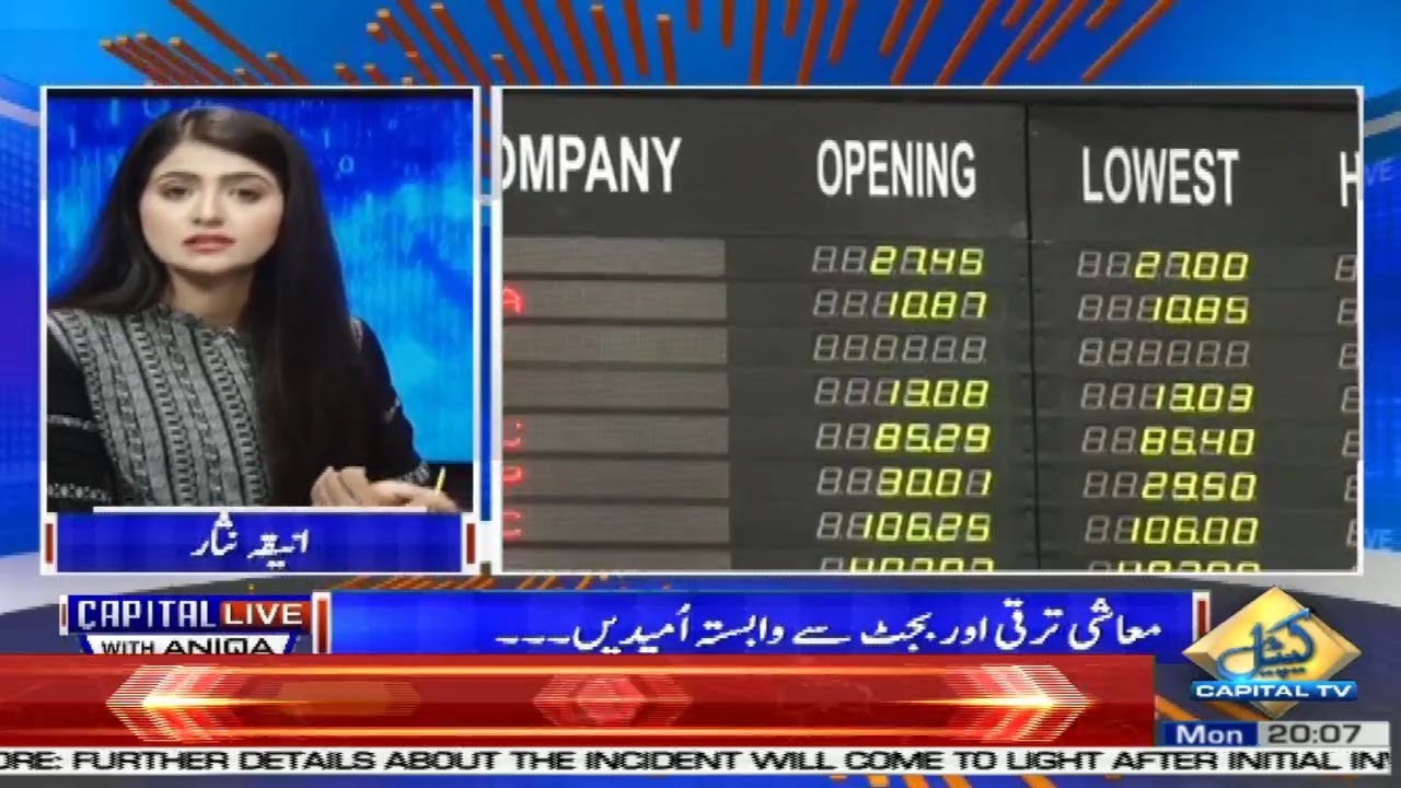 Capital Live With Aniqa Nisar | President KCCI Shariq Vohra | Economist ...