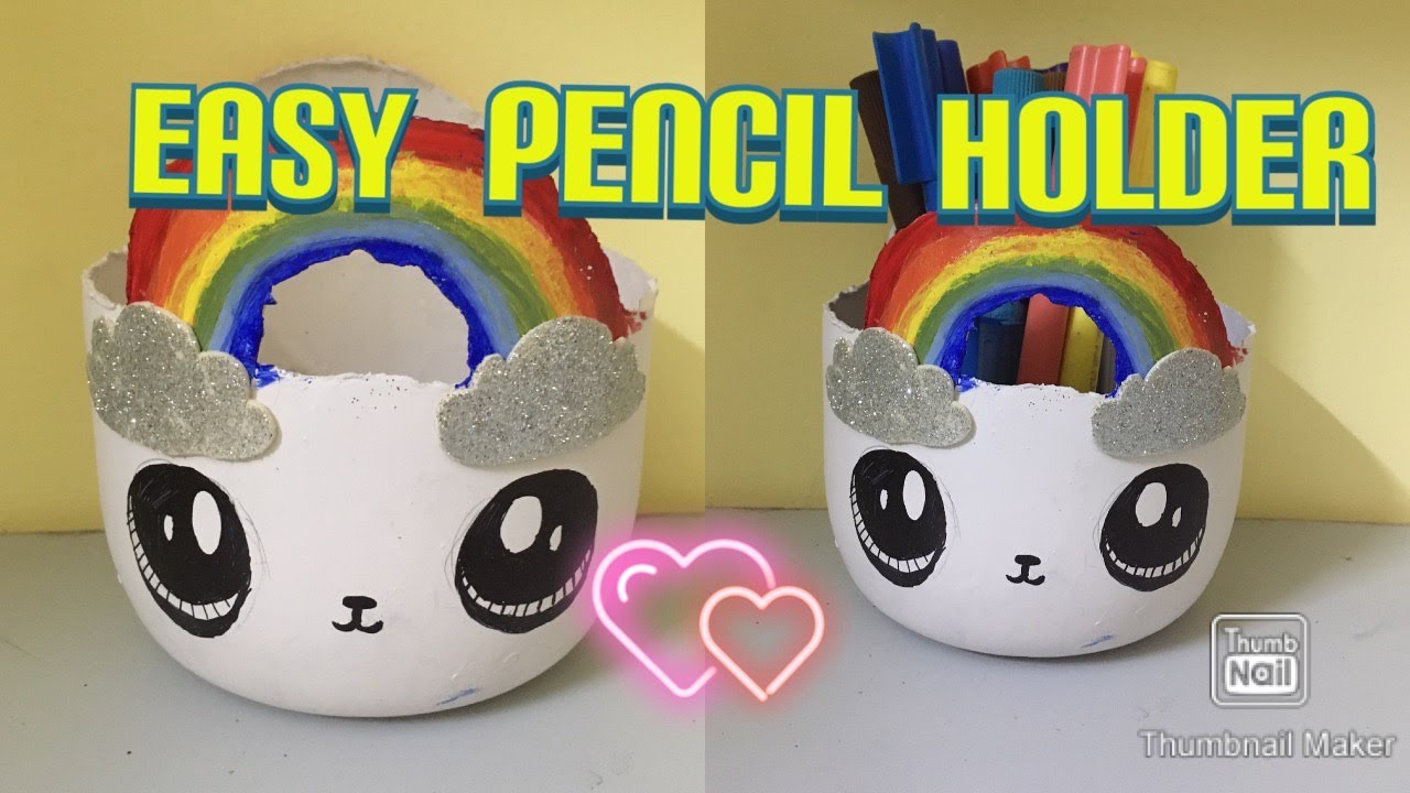 DIY Pencil Holder From Waste Material I How To Make Easy Pencil Holder diy-pencil-holder-from-waste-material-i-how-to-make-easy-pencil-holder