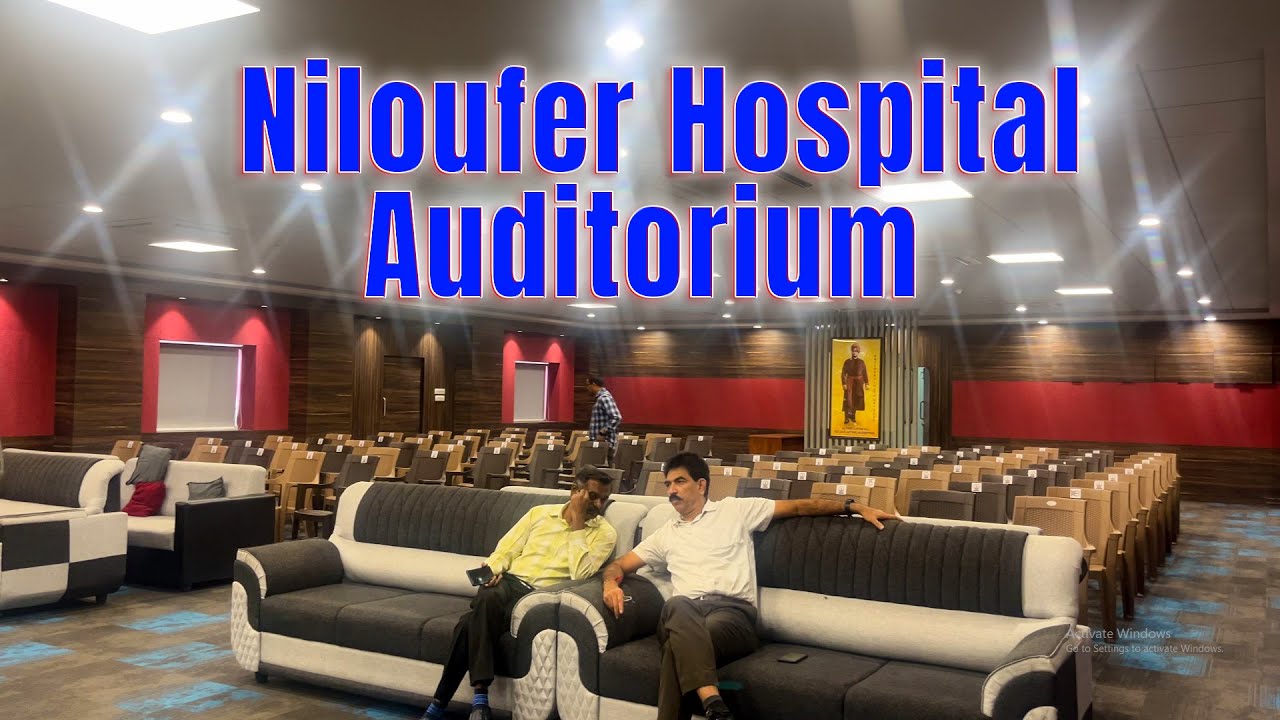 Hospital Auditorium | Niloufer Hospital | Auditorium | Audio Video ...