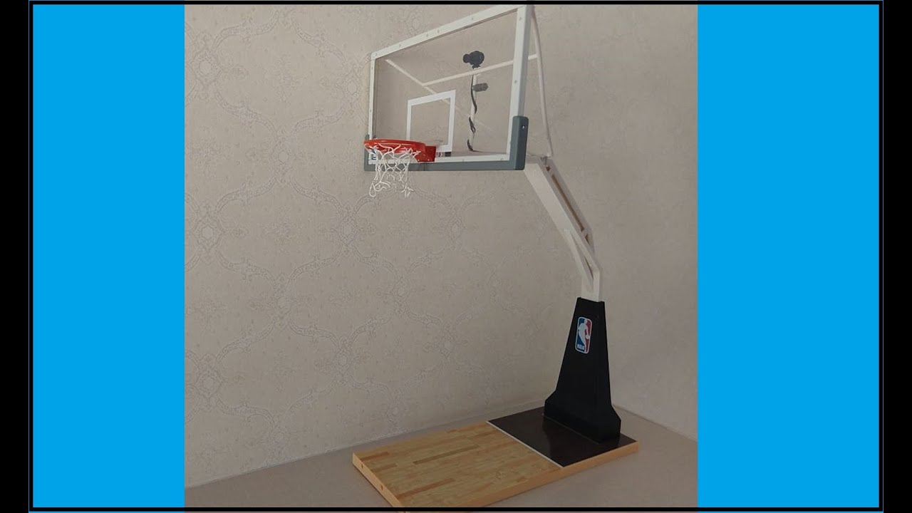 NBA Action Figure Basketball Backboard - YouTube