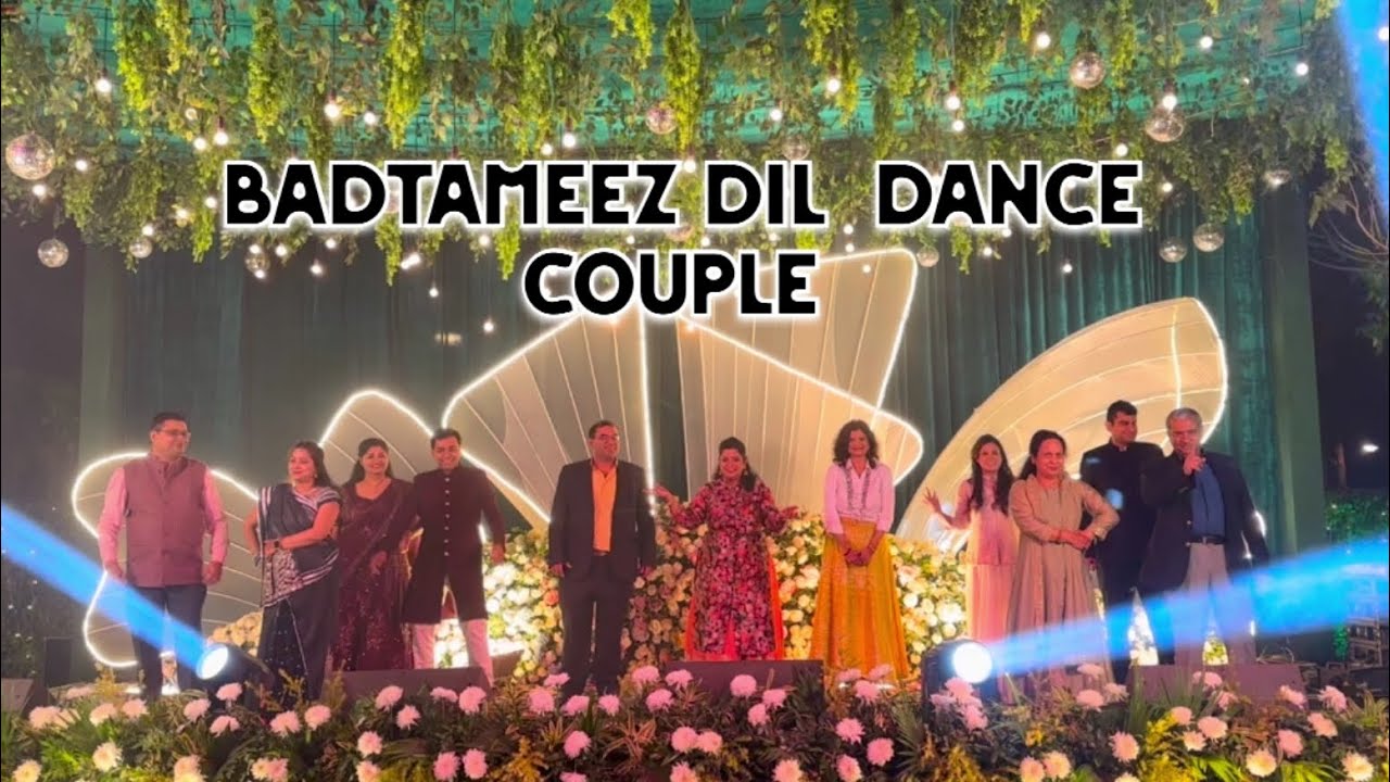 Badtameez dil dance couple Wedding - YouTube