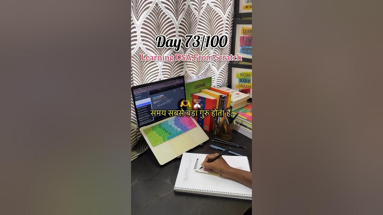 Day 73/100📍Learning DSA in Java from scratch | #100daysofcode #coding #studywithme #dsa #shorts ...