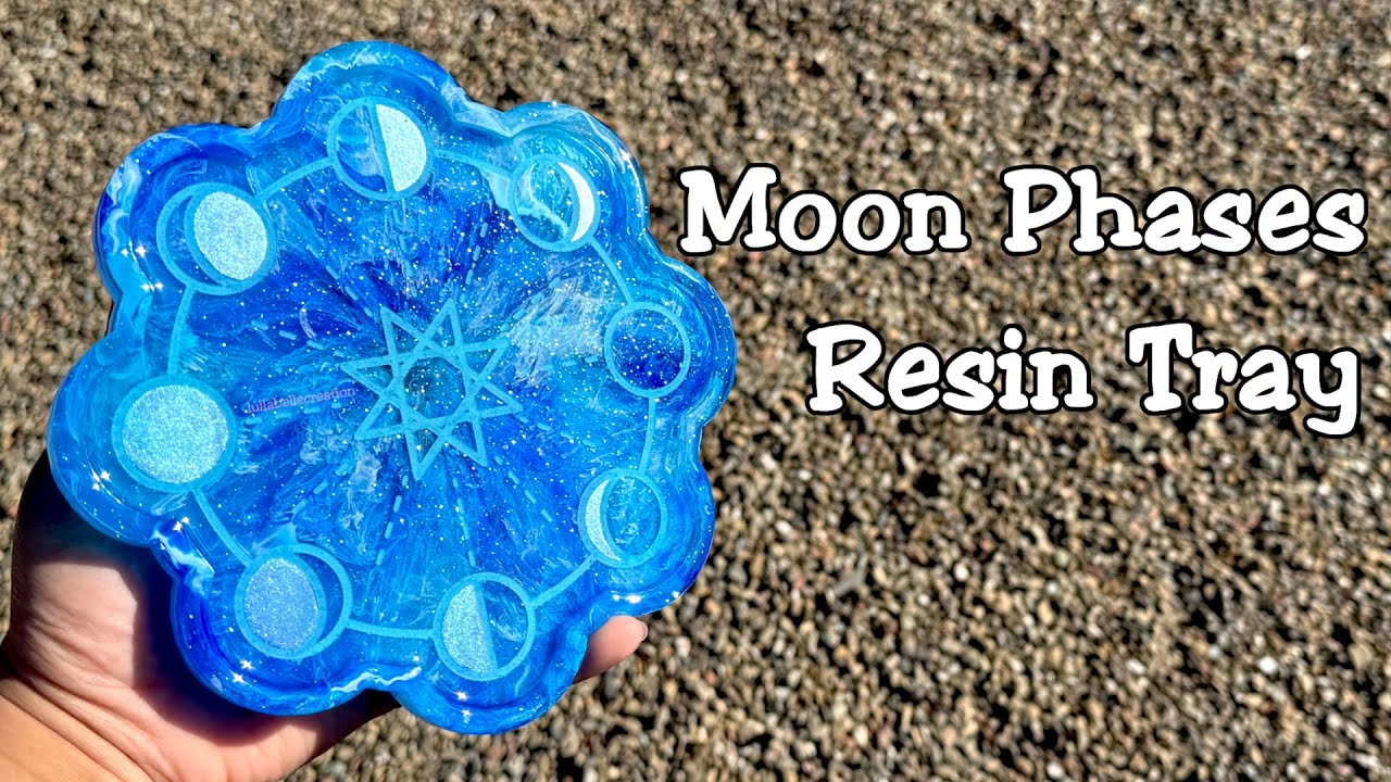 Watch Me Resin: Moon Phases Resin Tray - YouTube