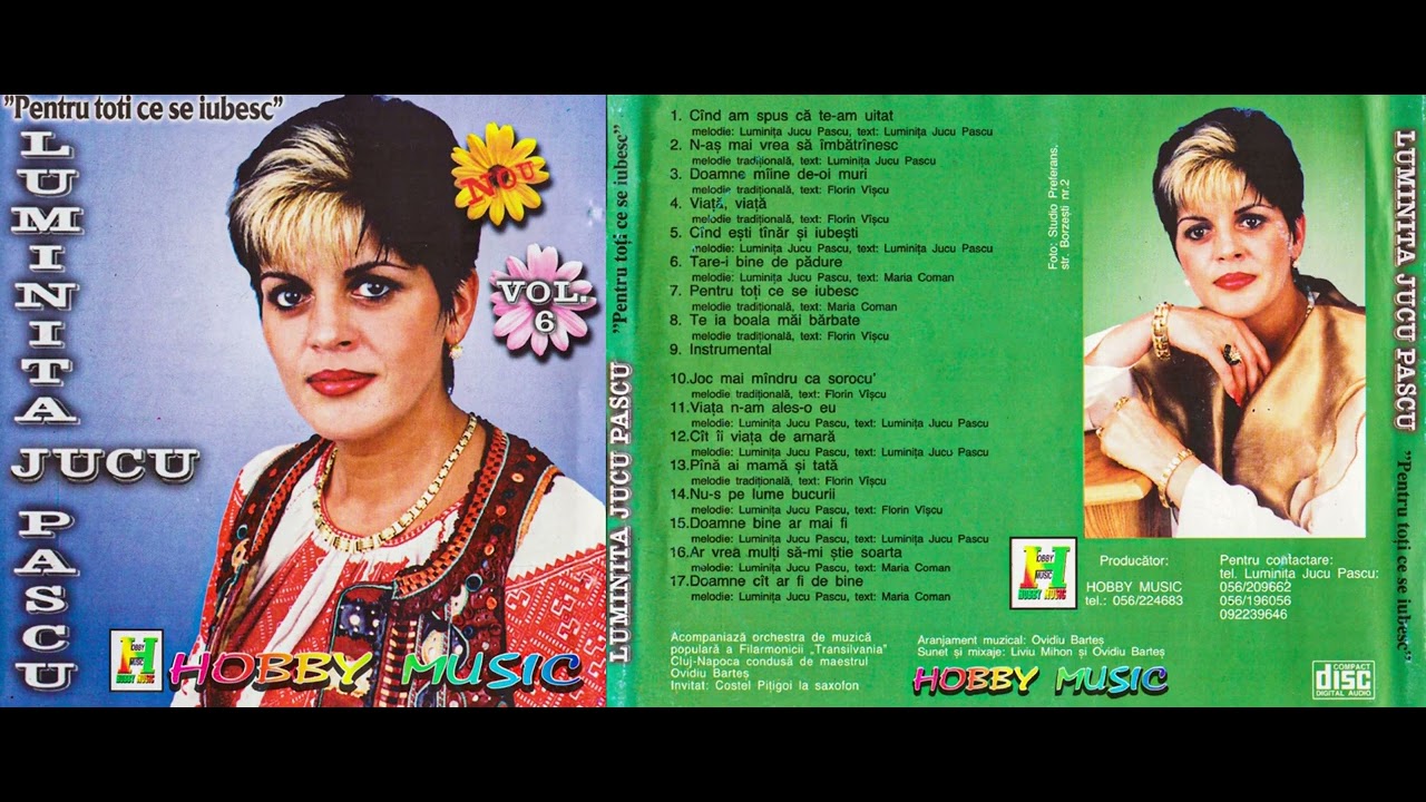 LUMINITA JUCU PASCU - Pentru toti ce se iubesc (album original 4K ...