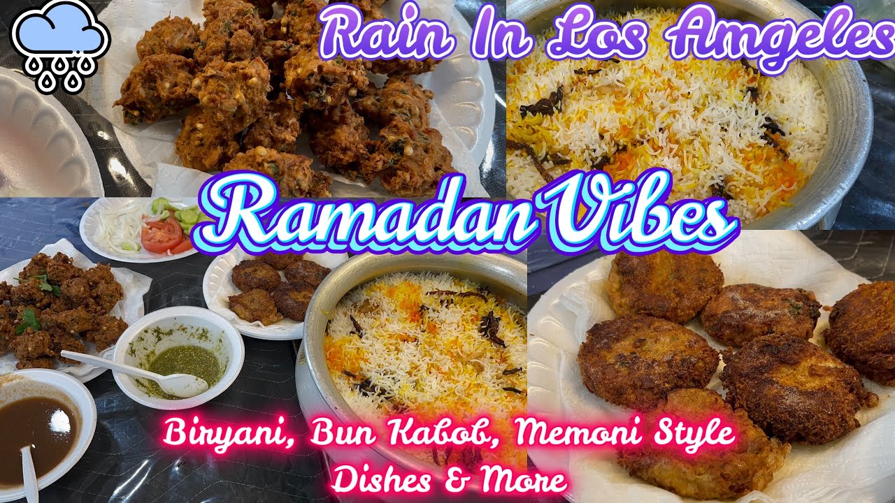 Ramadan /Ramadan vibes Rain in Los Angeles/Vlog/ Baarish Ka Mausam ...