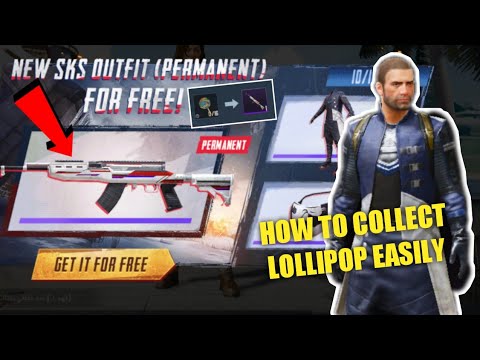 HOW TO COLLECT LOLLIPOP IN PUBG MOBILE | HOW TO GET SKS  GUN SKIN | WEEKEND BATTLE IN PUBG MOBILE