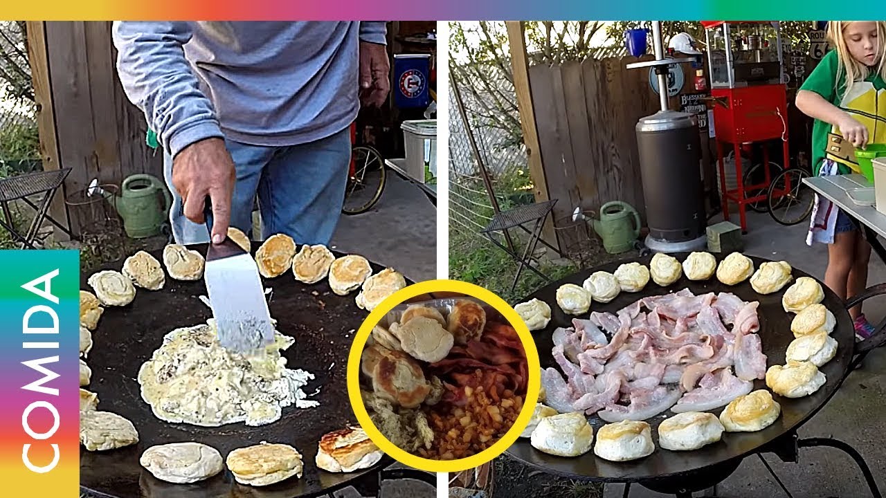 Exquisito desayuno al estilo texano - YouTube