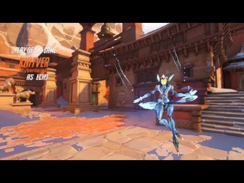 Overwatch 2 - My Echo Ice Angel First POTG - YouTube